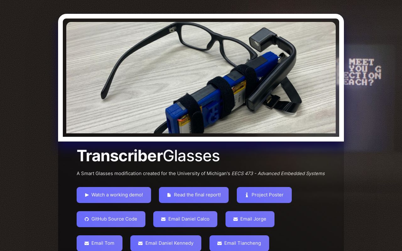 TranscriberGlasses